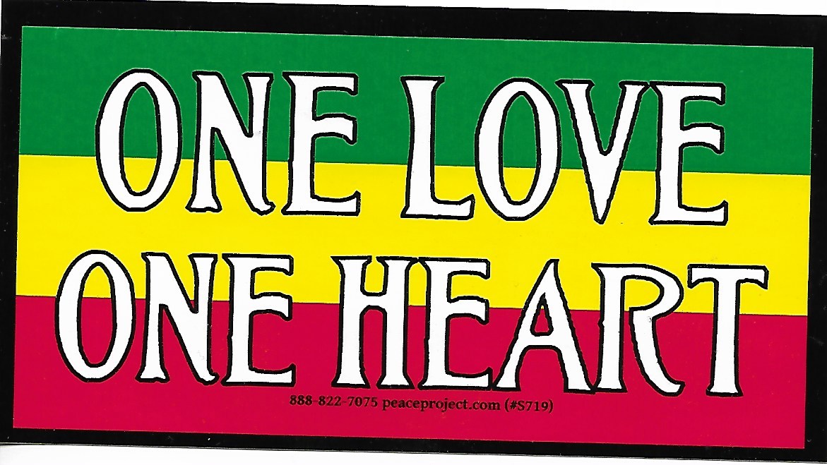 Rasta One Love Heart