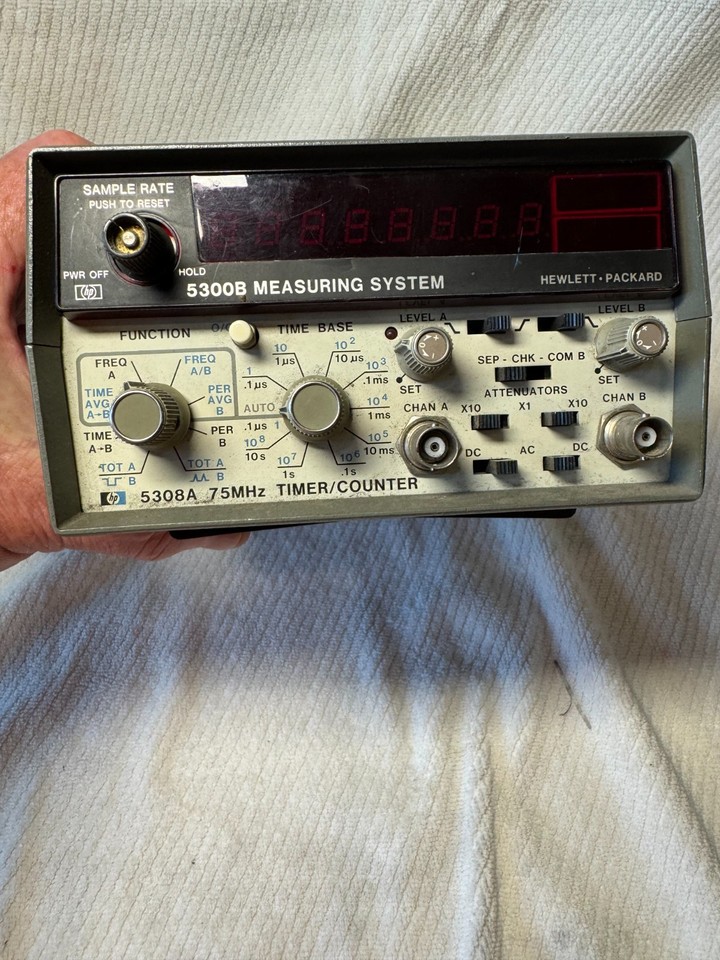 HEWLETT PACKARD AC9 5300B MEASURING SYSTEM TIMER COUNTER | eBay