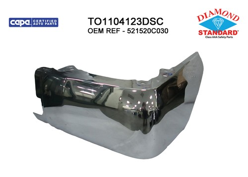 New CAPA Diamond Standard Rear Left Side Bumper End Steel for Toyota 521520C030 191275347829| eBay