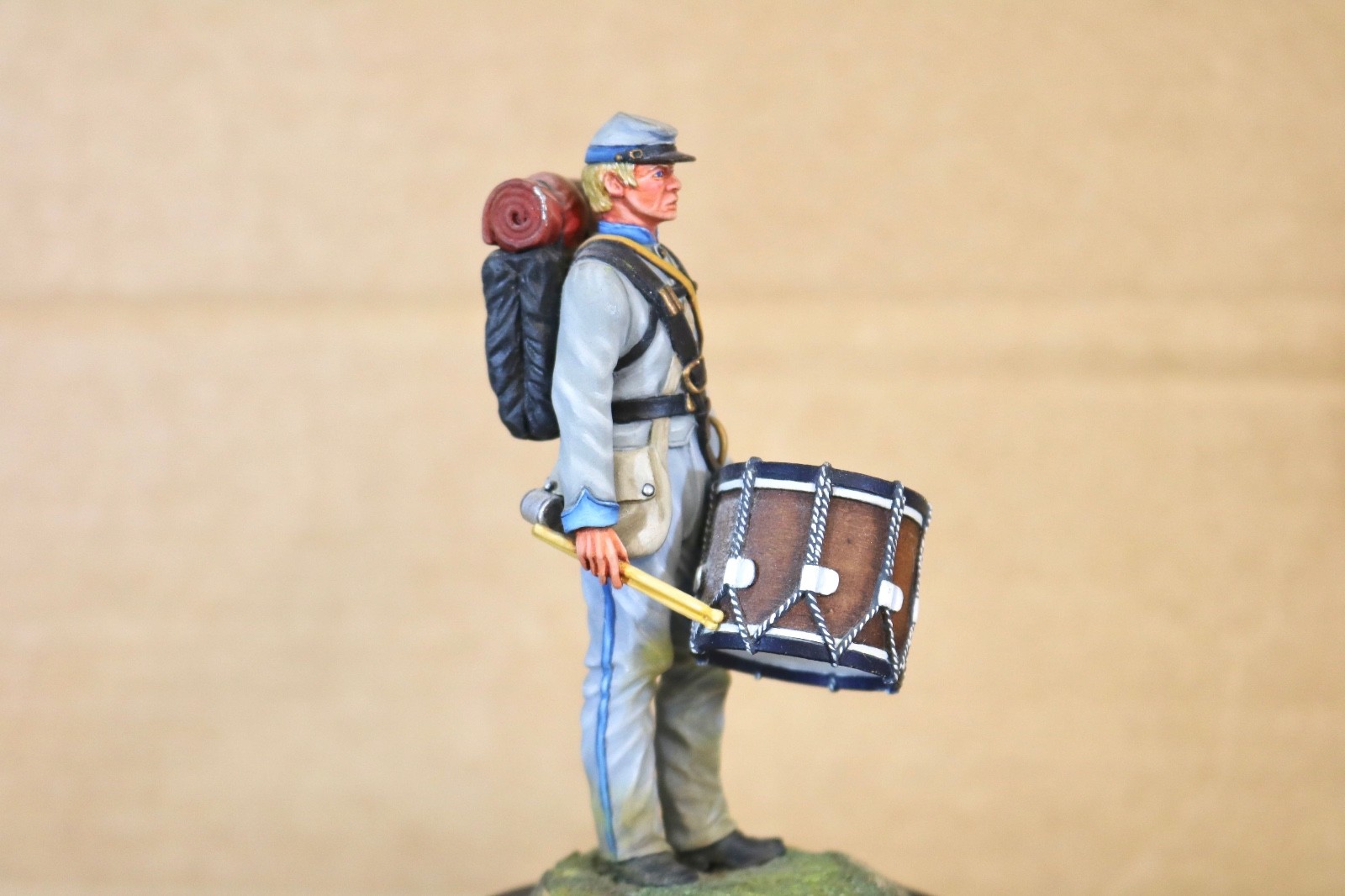 BARTON SERIES 77 90mm AMERICAN CIVIL WAR CONFEDERATE DRUMMER MUSEUM ...