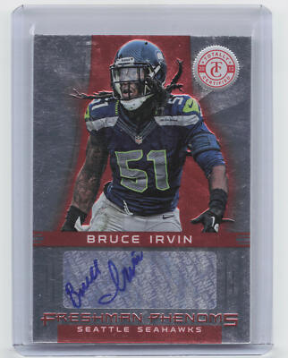 2012 Totally Certified #108 Bruce Irvin RC Auto #'d /290 | eBay