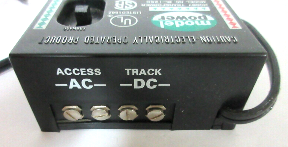 Vintage Model Power Hobby Transformer RL-1250 Train Power Supply HO ...
