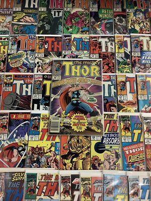 THOR #400 - 450 51 MARVEL COMIC BOOK LOT 412 1ST APP NEW WARRIORS ...