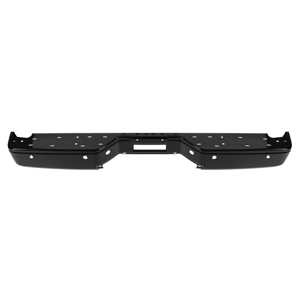 Chrome/ Black Rear Step Bumper Face Bar W/Sensor Hole For Nissan Titan ...