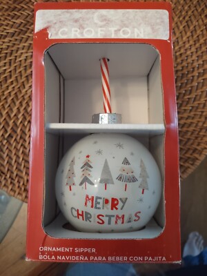 13.5 oz Crofton Ornament Sipper Merry and Bright Christmas Drinking ...