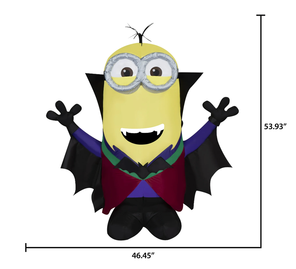 Minions Kevin Vampire Airblown Inflatable Minion 4.5 ft Halloween ...