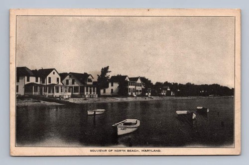 Chesapeake Bay Houses NORTH BEACH Maryland Antique Calvert County Postcard 1910s | eBay