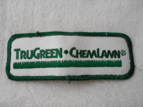 TRUGREEN CHEMLAWN USED EMBROIDERED SEW ON NAME PATCH TAG | eBay