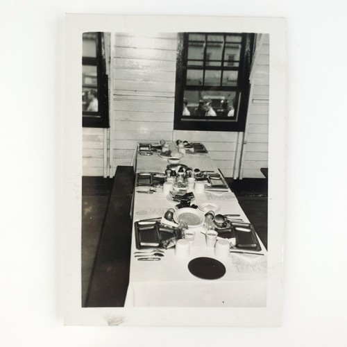 Schofield Barracks Mess Hall Photo 1940s Honolulu Hawaii Army Base ...