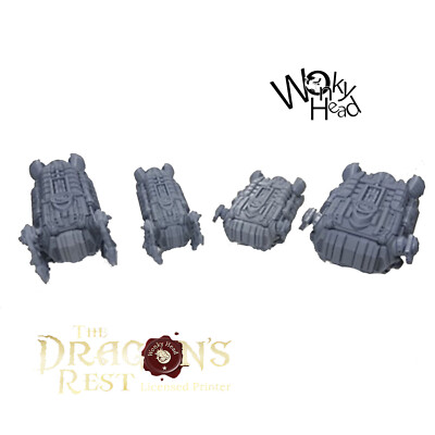 Sci fi Boarding pods, dragons rest, tabletop terrain, sci fi wargaming ...