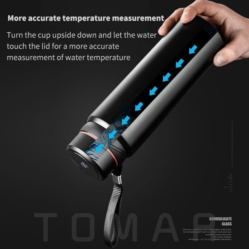 Travel Portable Thermos Bottle 800ML Insulated Vacuum Flask Tumbler ...