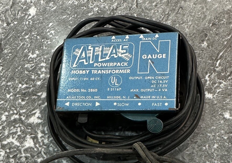 Atlas Powerpack #2860 N Gauge Scale Hobby Transformer Model Train ...