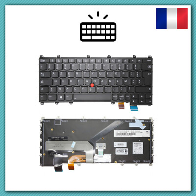 Clavier Original Français Azerty pour LENOVO ThinkPad Yoga 370 Type ...