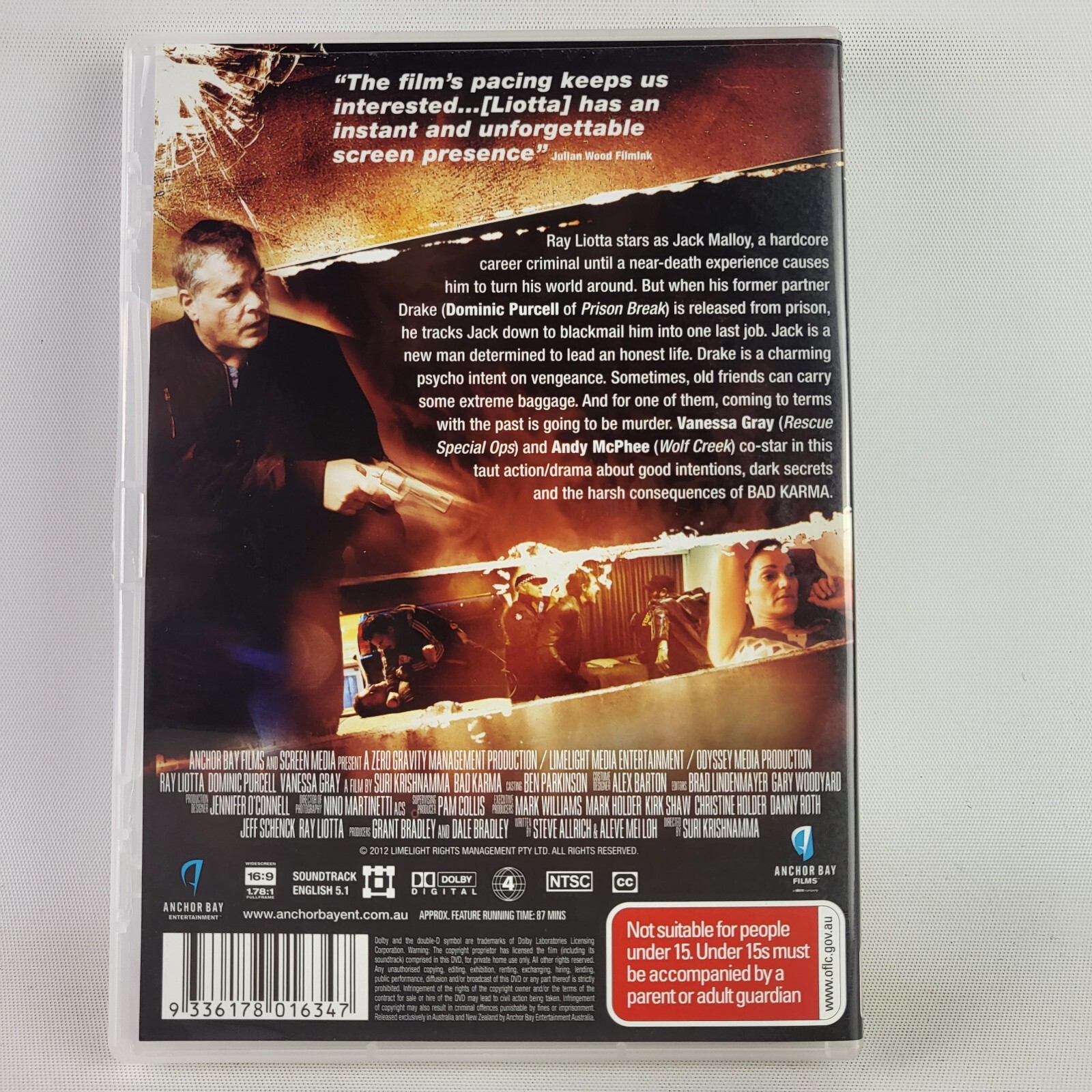 Bad Karma : Ray Liotta Dominic Purcell DVD | eBay