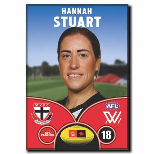AFLW S8 St Kilda Football Club - STUART, Hannah | eBay
