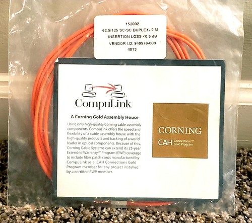 CompuLink 62.5/125 LC-ST Duplex-3 M Insertion Loss 0.5 dB Cable | eBay