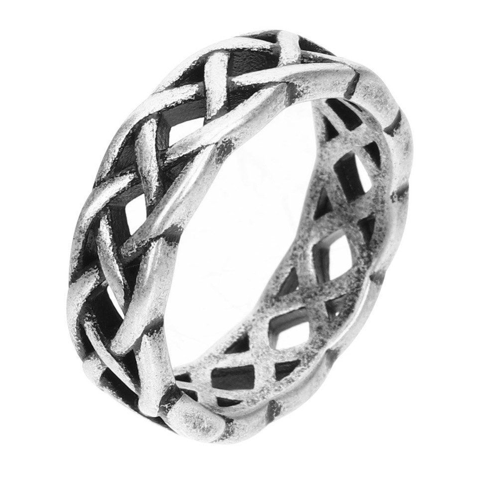 Wide Knot Ring Stainless Steel Eternity Ring Hollow Ring | eBay Australia