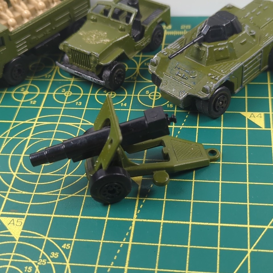 Vintage Matchbox Series Military Vehicles Bundle Job Lot Diecast Tanks ...