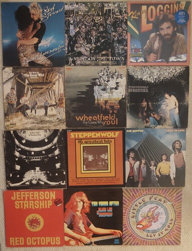 Mixed Lot of 12 Rock LPs Vinyl Records Min. VG/VG | eBay