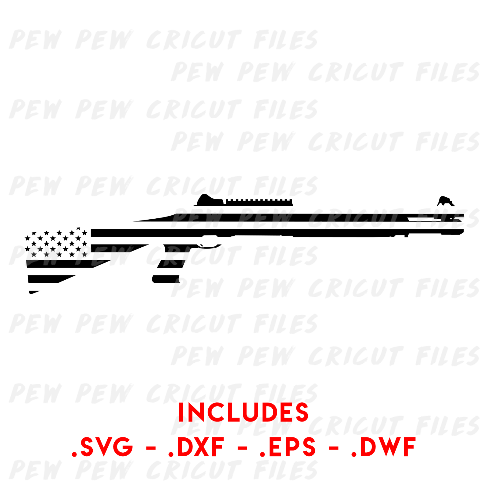 Benelli M4 Shotgun USA SVG - Gun Cricut Files - Benelli Silhouettes ...