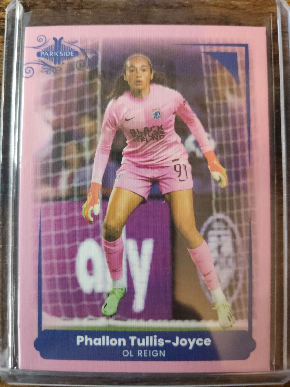2022 NWSL Parkside Paramount Phallon Tullis-Joyce Pink /225 SP #127 OL ...
