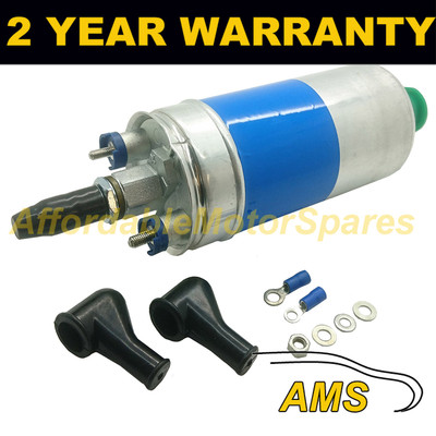 HIGH POWER 255 LPH IN LINE OUTSIDE TANK FUEL PUMP UNIVERSAL UPGRADE ...