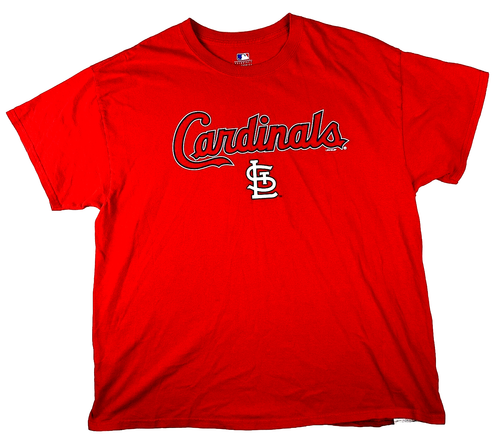 Genuine Merchandise T-shirt Men XL St Louis Cardinals Short Sleeve Red ...