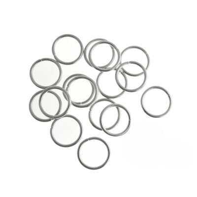 Silver Tone Jump Rings 20mm x 2mm - Open 12 Gauge - 50 Rings - J095 | eBay