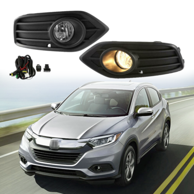 Pair Fit 2019 2020 2021 Honda HRV HR-V Clear Fog Lights Driving Lamps W ...