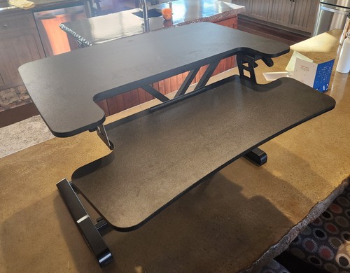 FLEXISPOT 28" Height Adjustable Home Office Desk Converter Computer ...