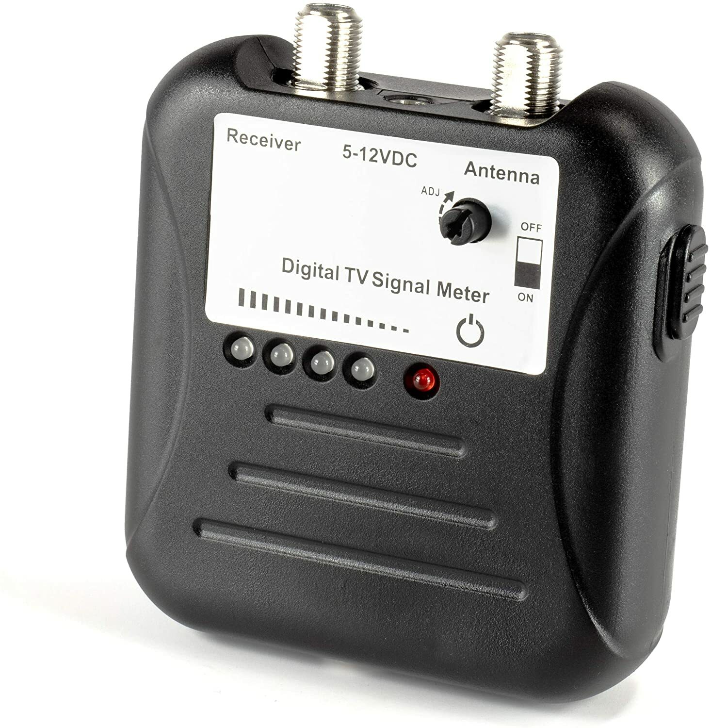 OTA TV Antenna Signal Strength Meter Kit with LED Display and Coaxial ...