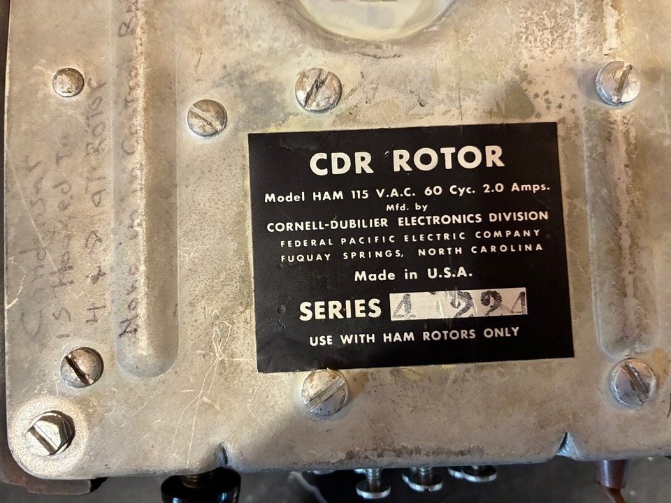CDR MODEL HAM SERIES 4 Antenna Rotor Control - Cornell Dubiliar ...