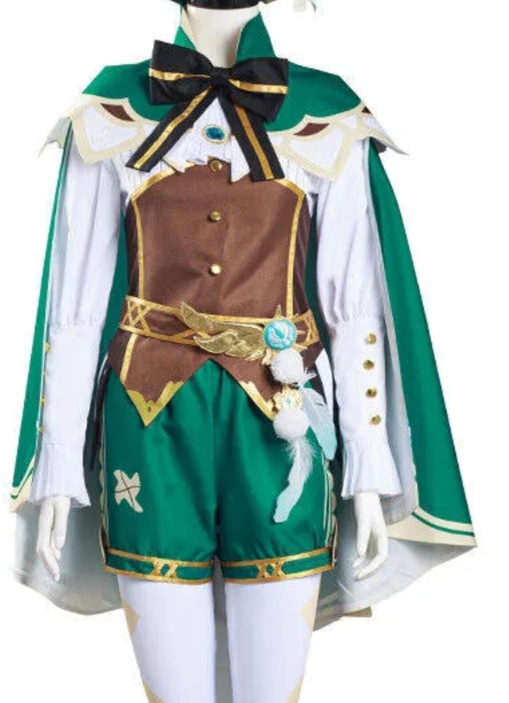 Genshin Impact Venti Cosplay Size MEDIUM, 4 Pieces. - Gem