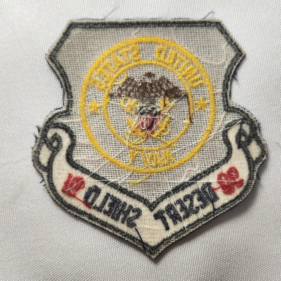 ORIGINAL/AUTHENTIC US Navy 1991 *DESERT STORM* Crest Patch | eBay