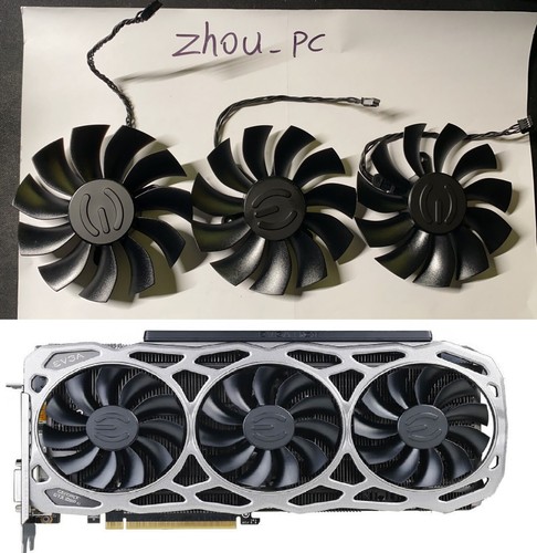 GPU Replacement cooler Cooling Fan For EVGA gtx 1080ti FTW3 | eBay