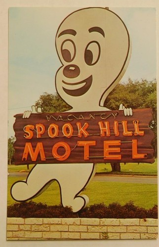 Spook Hill Motel Lake Wales Florida Casper the Ghost Sign Roadside ...