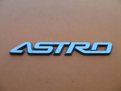 CHEVROLET ASTRO REAR SIDE CHROME EMBLEM LOGO BADGE SYMBOL NAME PLATE ...
