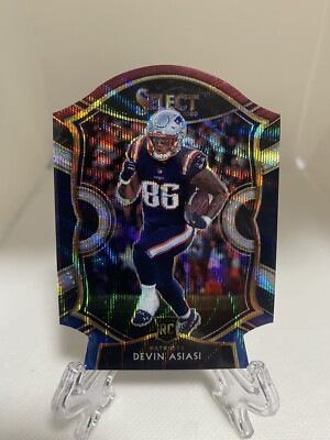 2020 Select Devin Asiasi RC Tri-Color Die-Cut Prizm New England ...