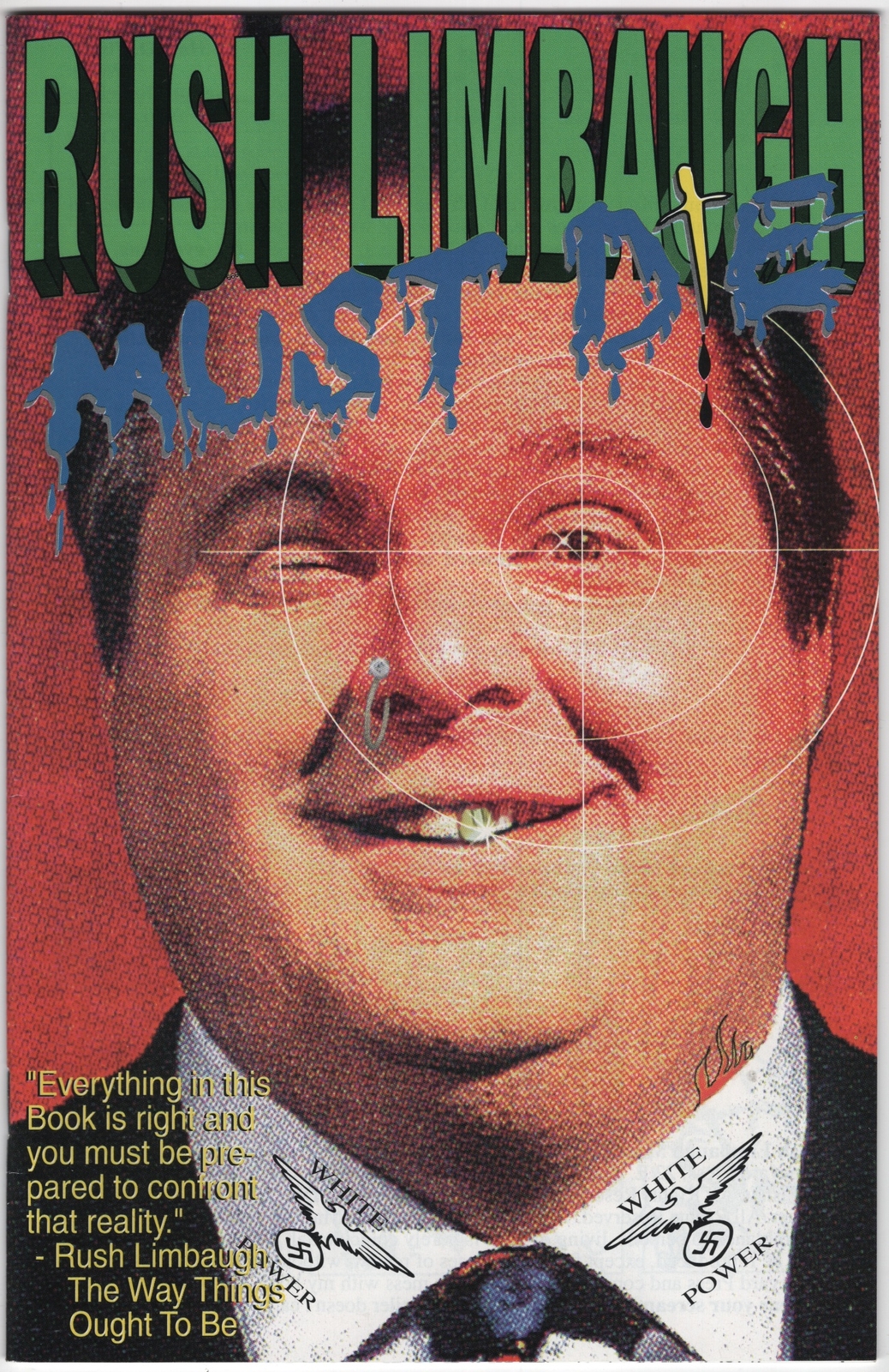 Rush Limbaugh Must Die Comic Book 1994 Boneyard Press HIGH GRADE C ...
