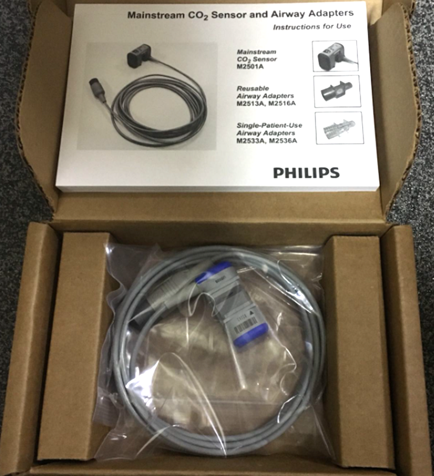 NEW PHILIPS M2501A Mainstream ETCo2 Sensor | eBay