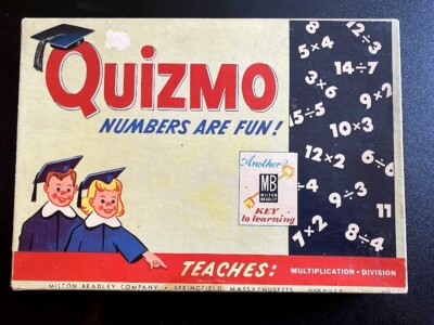 Vintage QUIZMO Milton Bradley Game | eBay