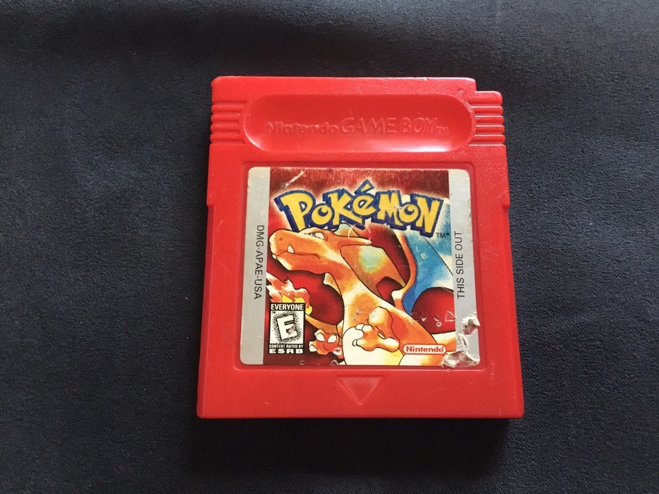 Nintendo Gameboy Advance Pokemon Emerald + Pokemon Red Gameboy Game Lot ...