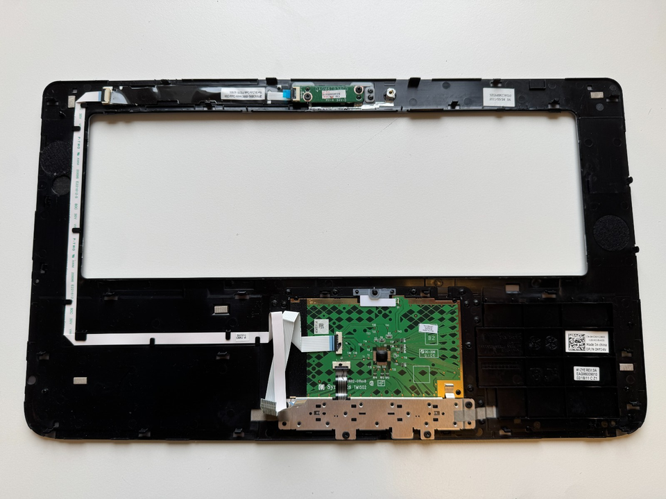 Dell XPS L502X Palmrest with power button 0HYJ4V | eBay