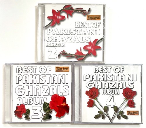 Best Of Pakistani Ghazals Album 2, 3, & 4 RARE CD Lot Timeline Records ...