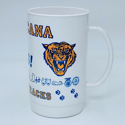 Retro Vintage LSU Geaux Tigers Plastic Tumbler/Mug. Pre-owned. E17 | eBay