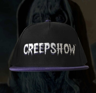 Licensed Creepshow SnapBack Hat Purple Brim Embroidered Printed Creep ...
