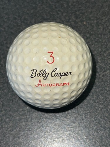 Vintage Billy Casper Autograph Logo Golf Ball B-7-10 Collectible Ball ...