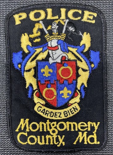 Montgomery County, Maryland Police Uniform Shoulder Patch. | eBay