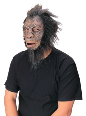 Ghoulish Blake Hairy Ape Adult Monkey Halloween Mask Full Overhead ...
