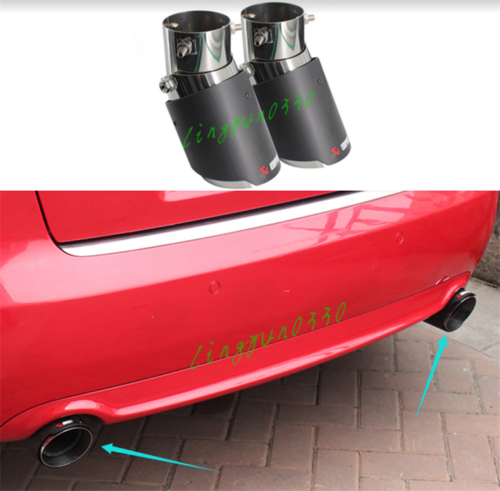 For Nissan Sentra 2020-2022 Carbon Fiber Rear Exhaust Muffler Tip Tail ...
